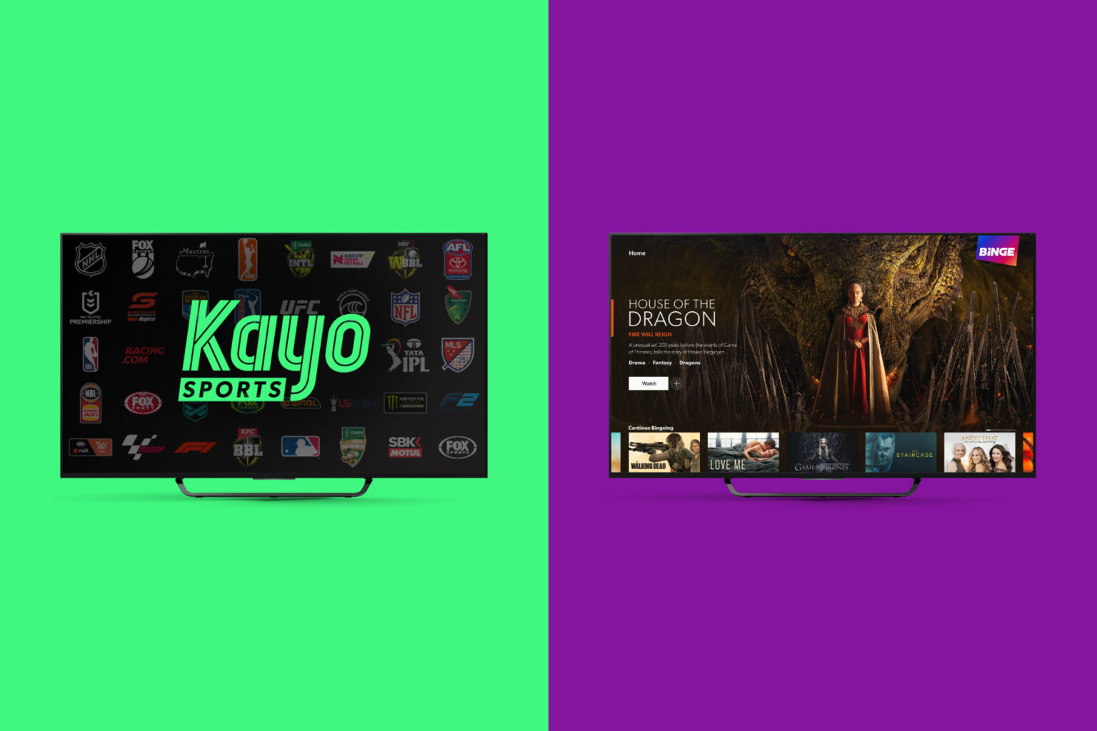 Kayo Sports and Binge stop streaming in "very remote" Australia